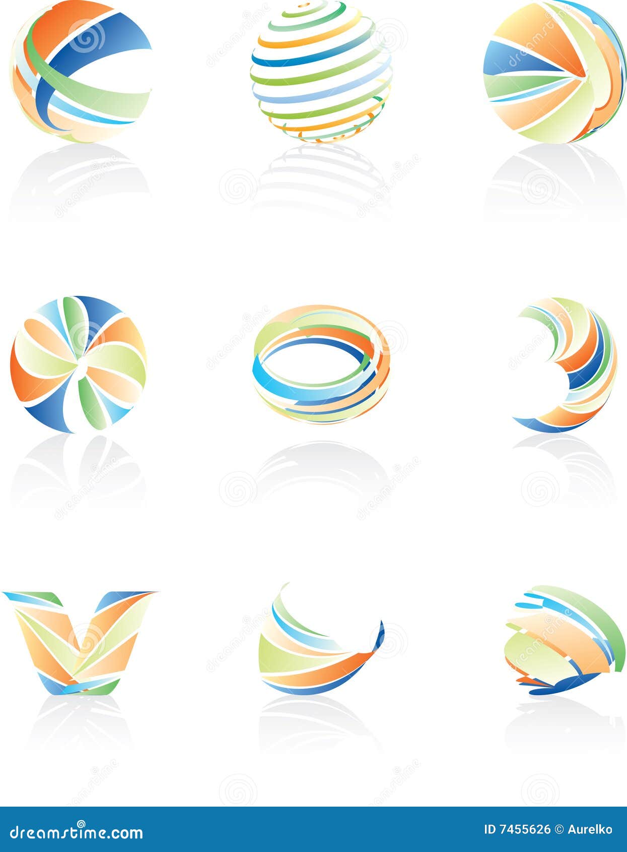 Abstract logs stock vector. Illustration of brand, internet - 7455626