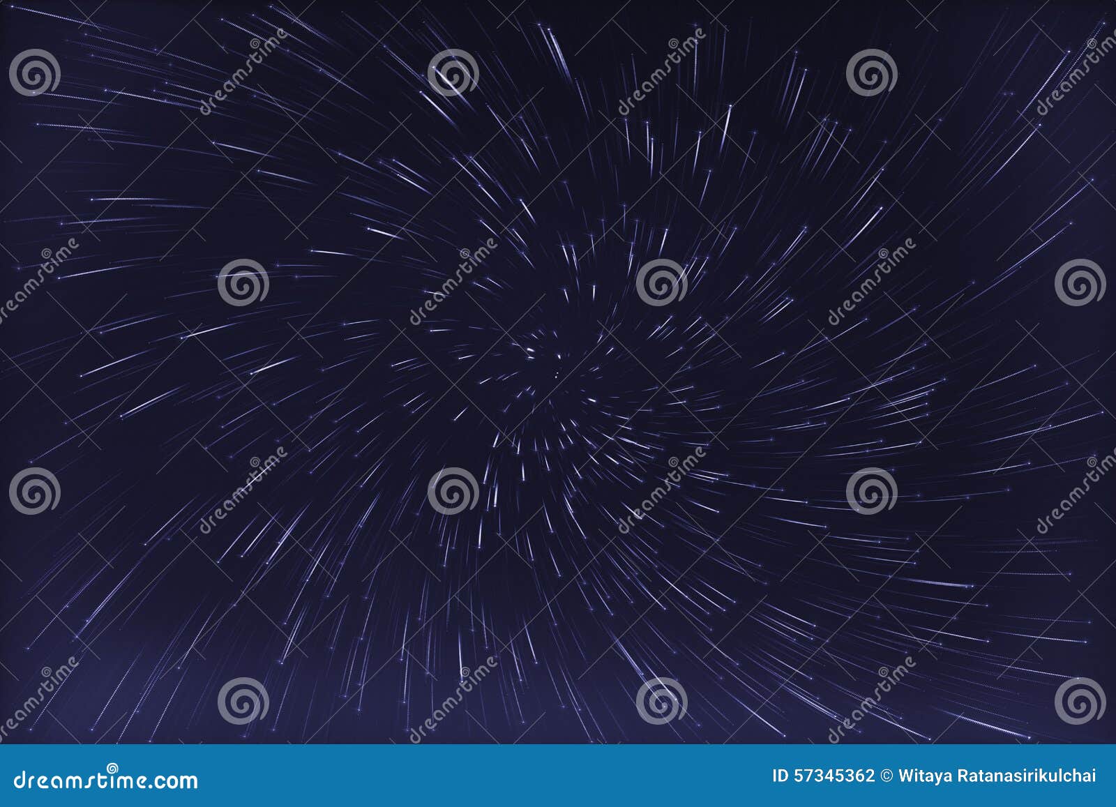 Abstract Long Exposure of Vortex Star Trails Background Stock Photo ...