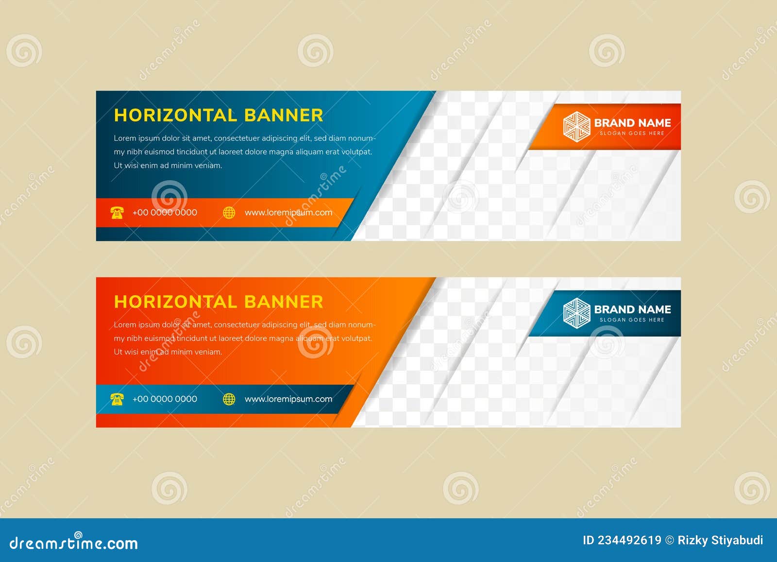 Horizontal Banner Design Sample