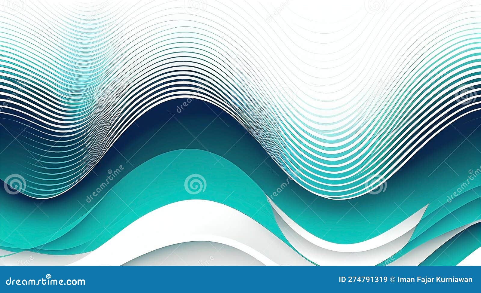 Abstract Longitudinal Lines With Waves Stock Image | CartoonDealer.com ...