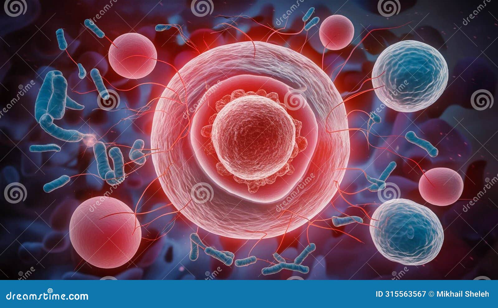 Abstract Look Inside a Living Cell Nucleus, Mitochondria, Vacuoles ... Abstract Look Inside a Living Cell Nucleus, Mitochondria, Vacuoles ...