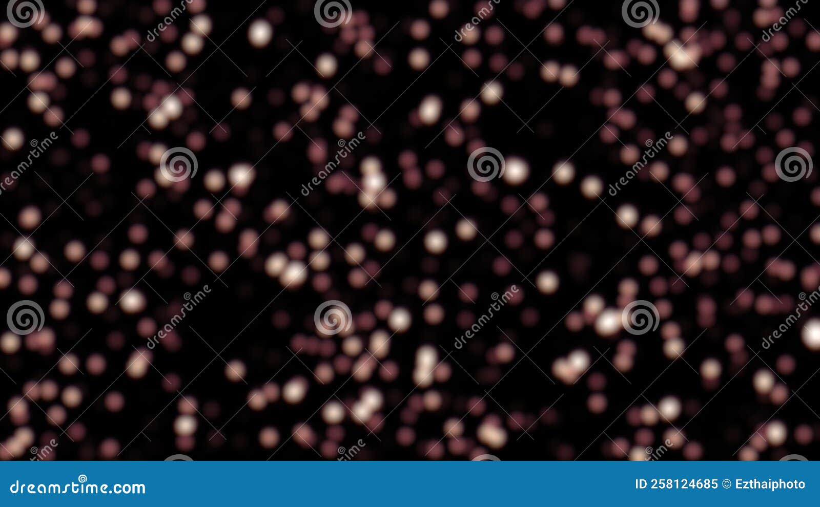 Abstract Loop Animation Falling Blurred Particles Lights Bokeh Stock ...