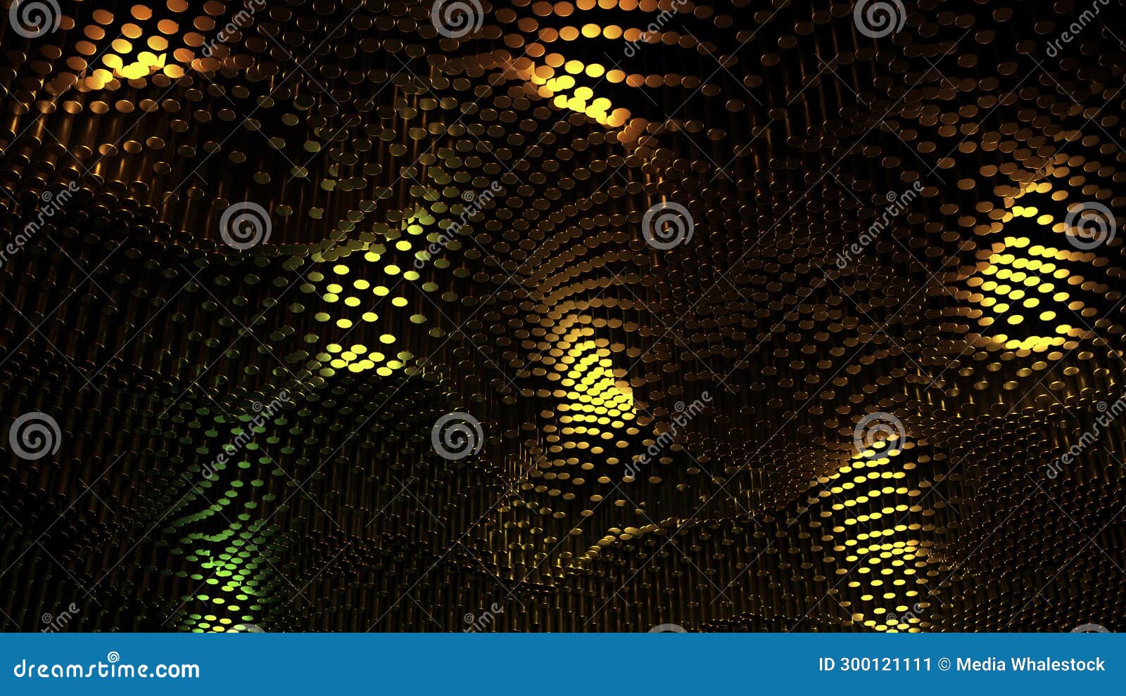 Abstract Loopable Animation with Slowly Flowing Waves of Particles ...