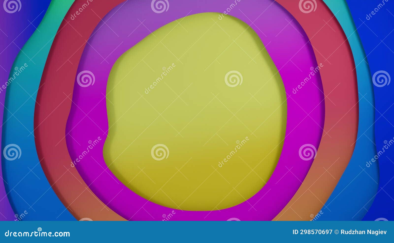 Abstract Looping Animation of Background with Geometric Shapes Stock ...