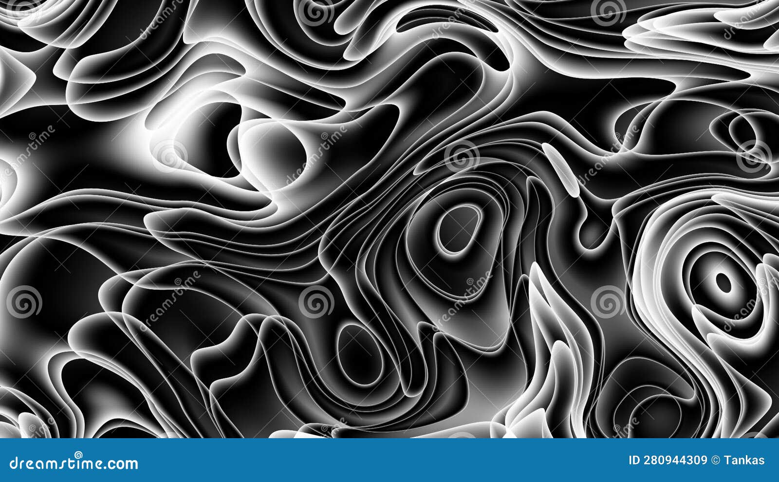 Seamless Abstract Wavy Background for Loop Playback. 4k Video Stock ...