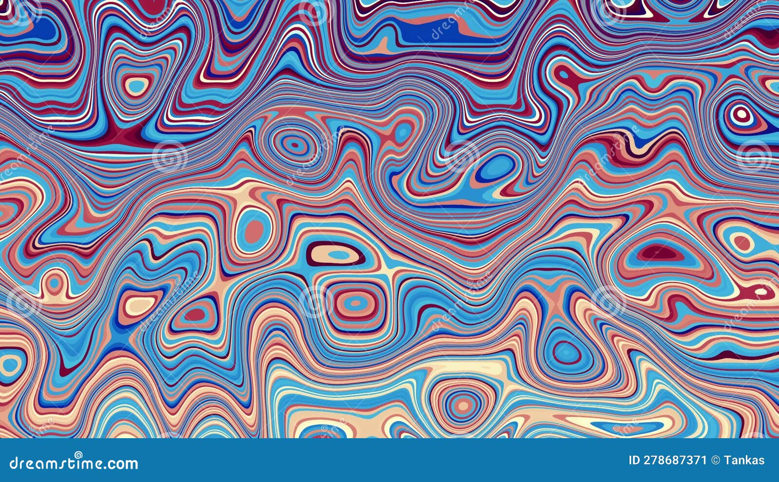 Seamless Abstract Wavy Background for Loop Playback. 4k Video Stock ...