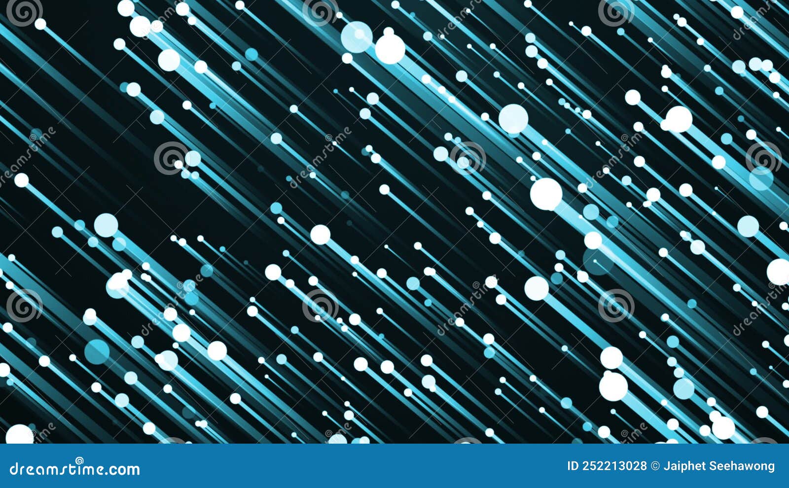 Abstract Lots of Matrix Digital Data Line Stream Network Speed Lines ...