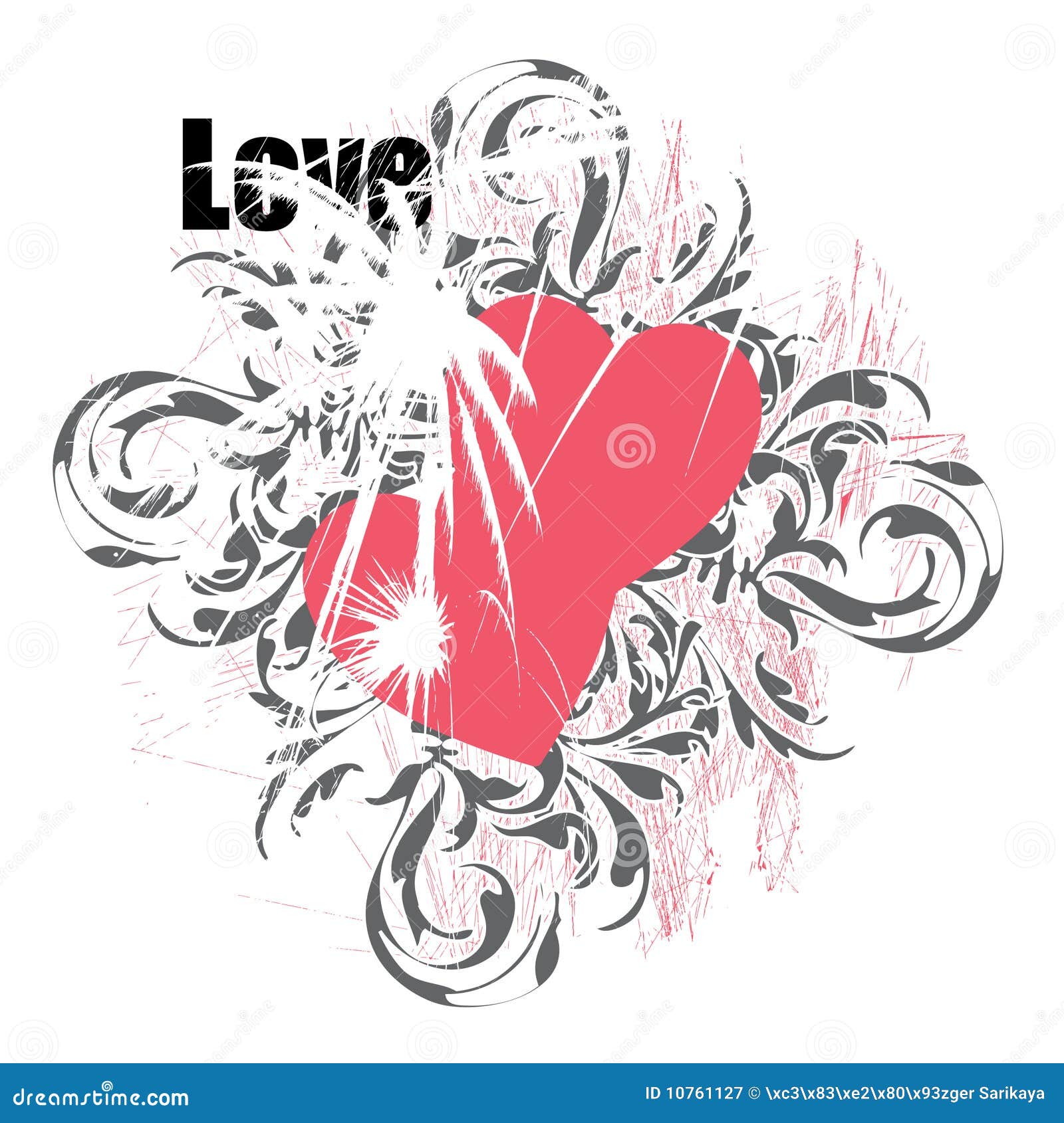 Abstract love background stock illustration. Illustration of grungy ...