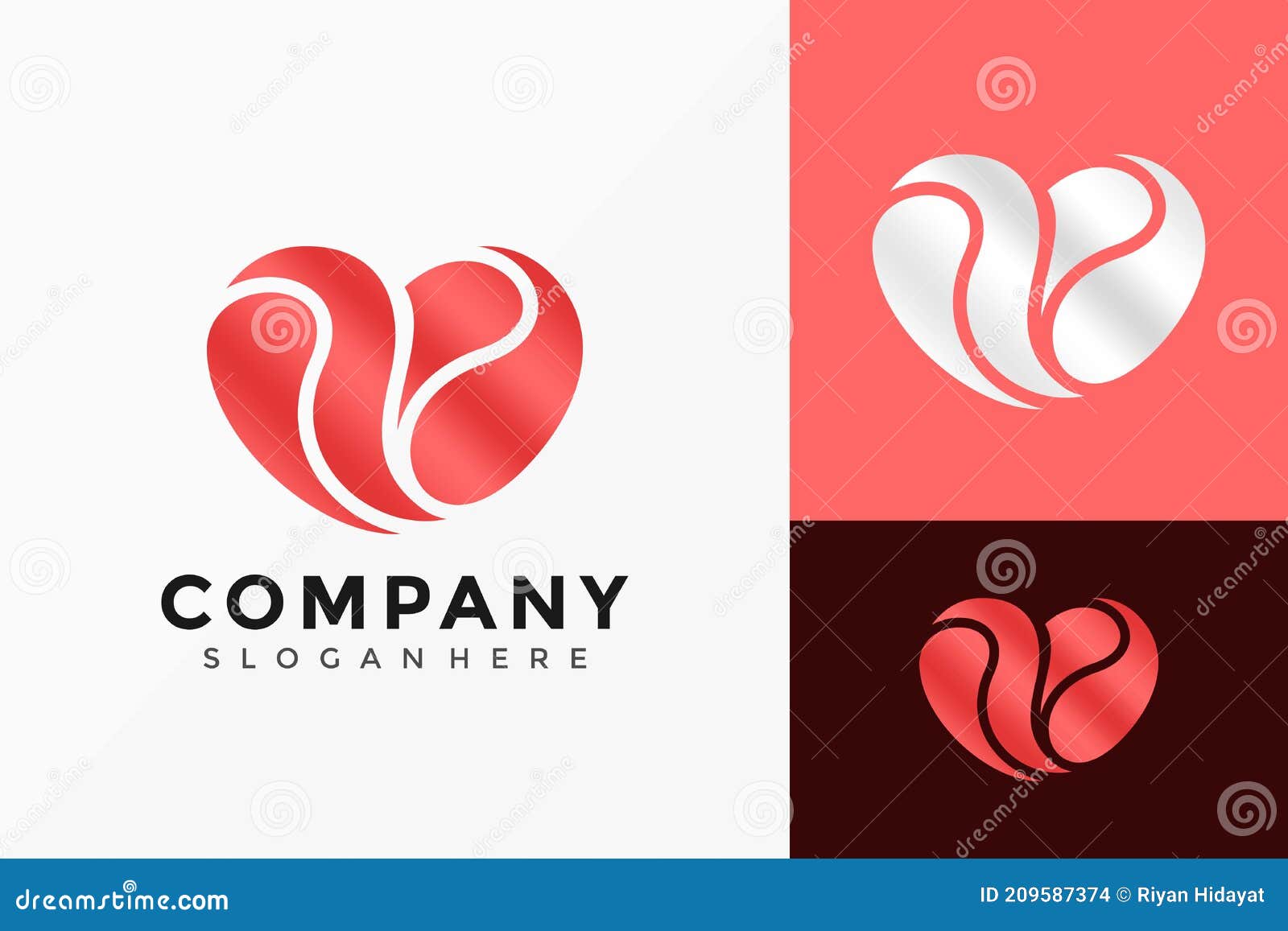 Abstract Love Logo Design, Creative Modern Logos Designs Vector ...