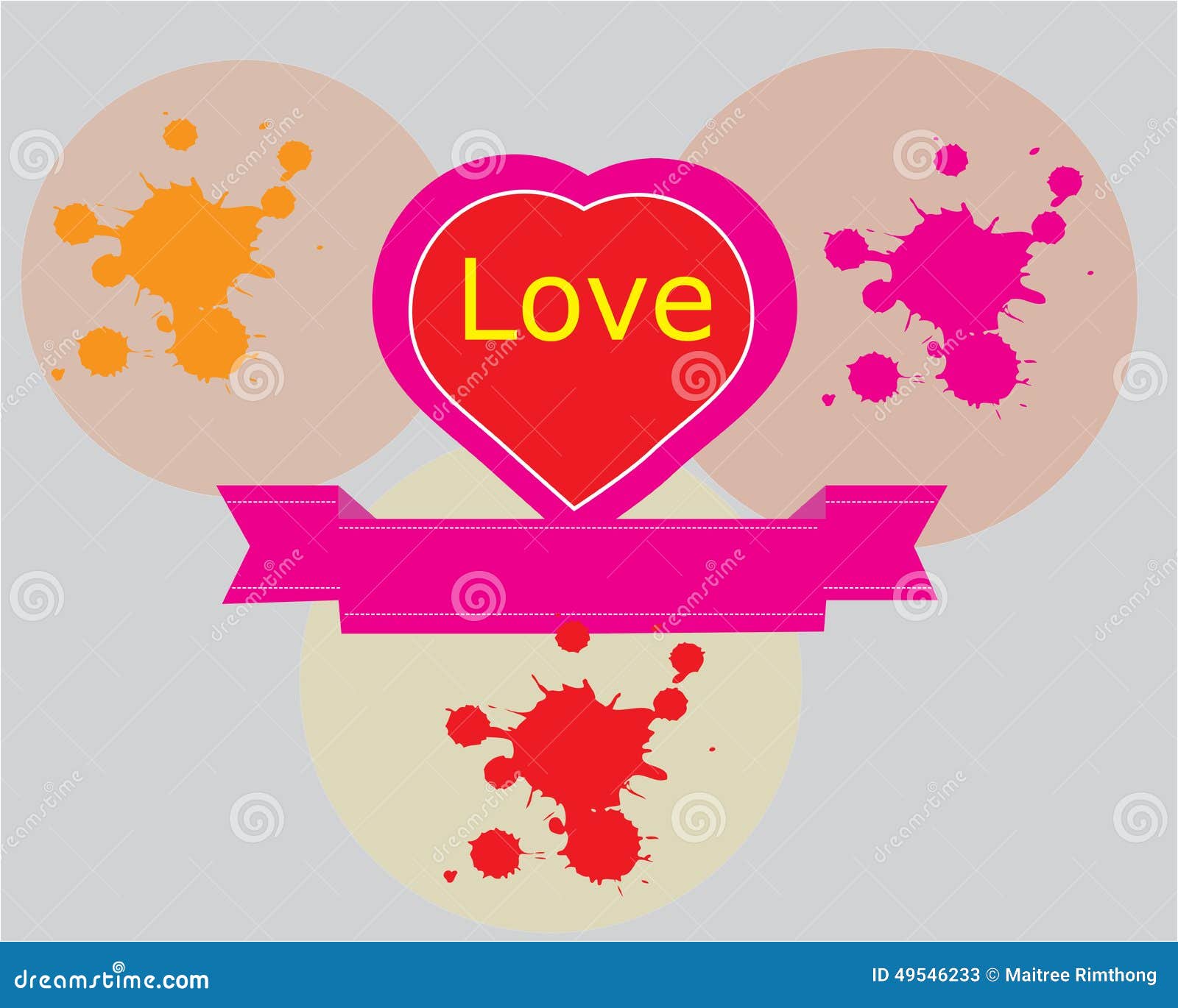 Abstract Love Symbol Design Stock Illustration - Illustration of sign ...