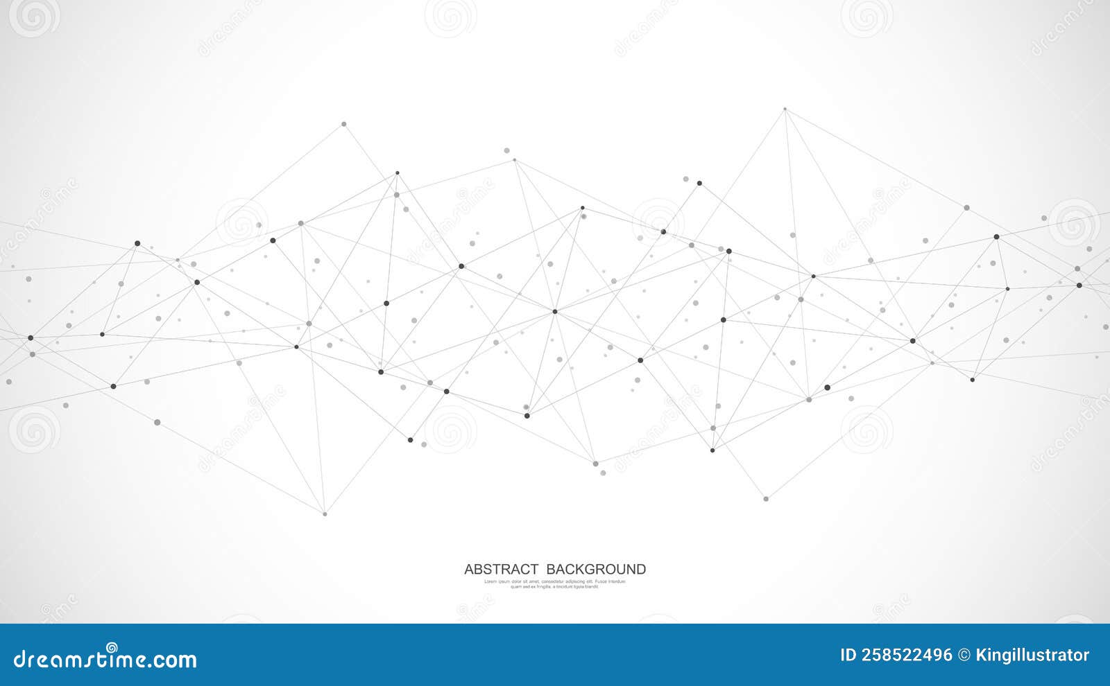 Abstract Low Poly Background with Connecting the Dots and Lines ...