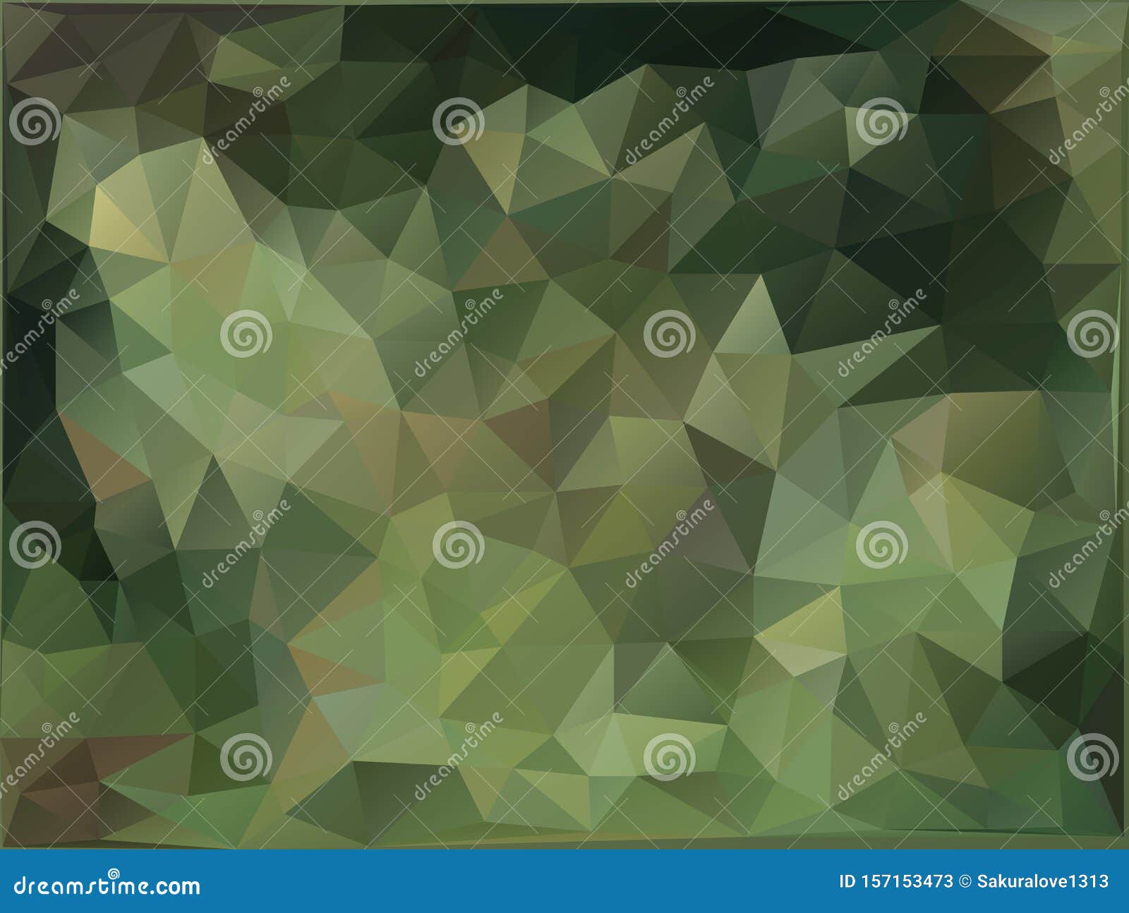 Abstract Low Poly Background of Triangles in Colors Stock Illustration ...