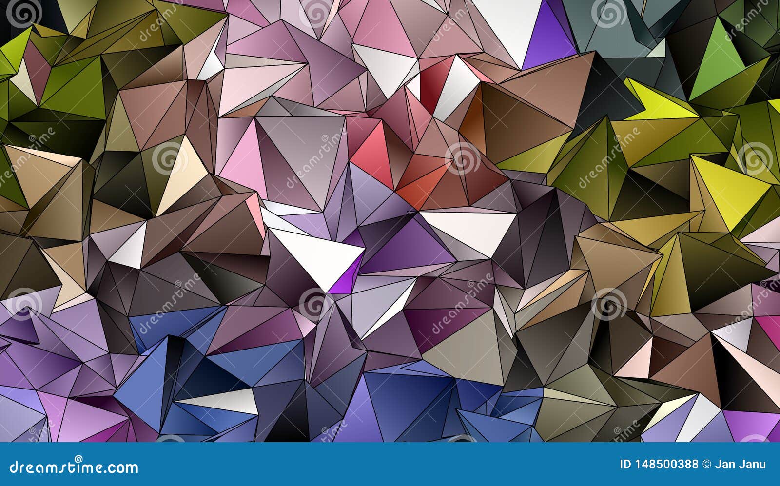 Triangulated Texture. Design. Polygonal Geometrical Pattern. Triangular ...