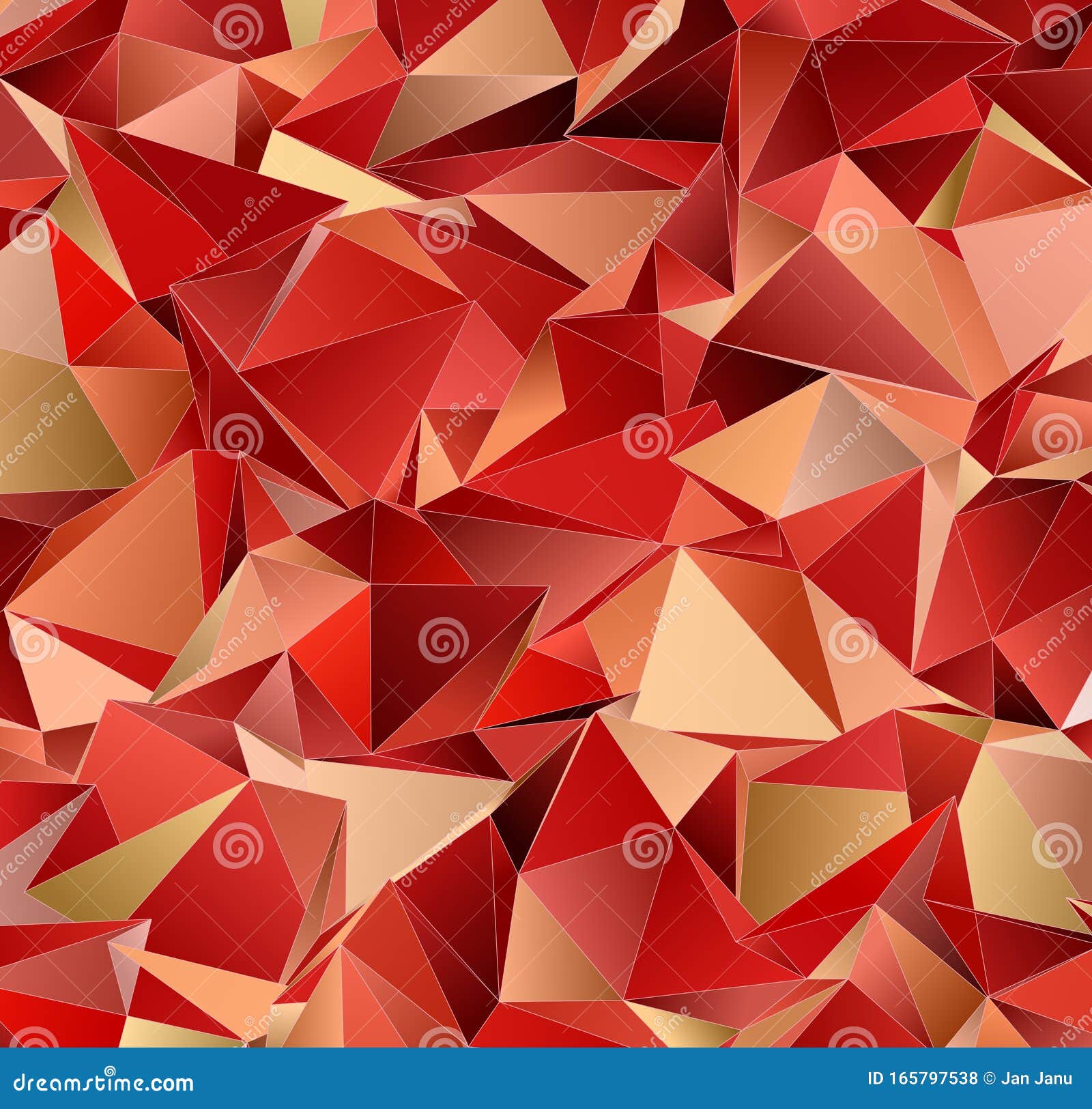 Polygonal Geometrical Texture, 3D Stock Illustration - Illustration of ...