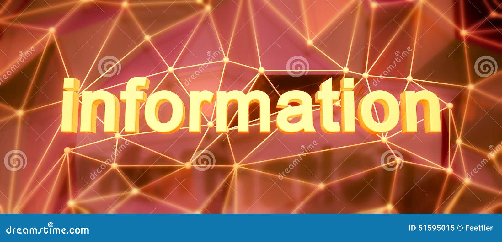 Abstract Low-poly Background. Word Concept. Text Information Stock ...