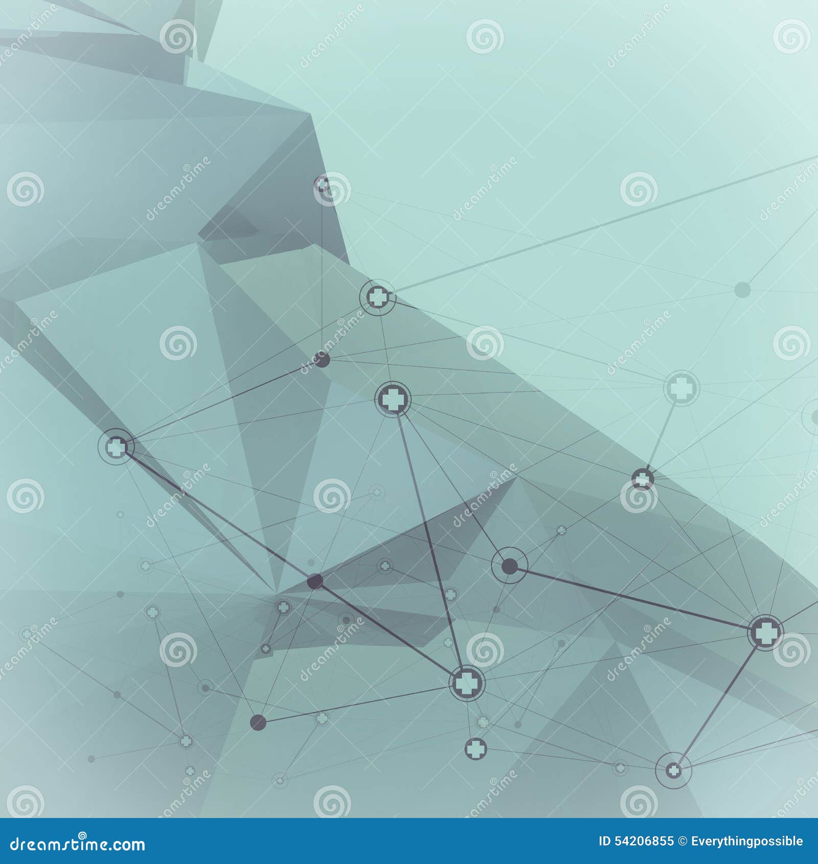 Abstract Low Poly Geometric Background Stock Illustration ...