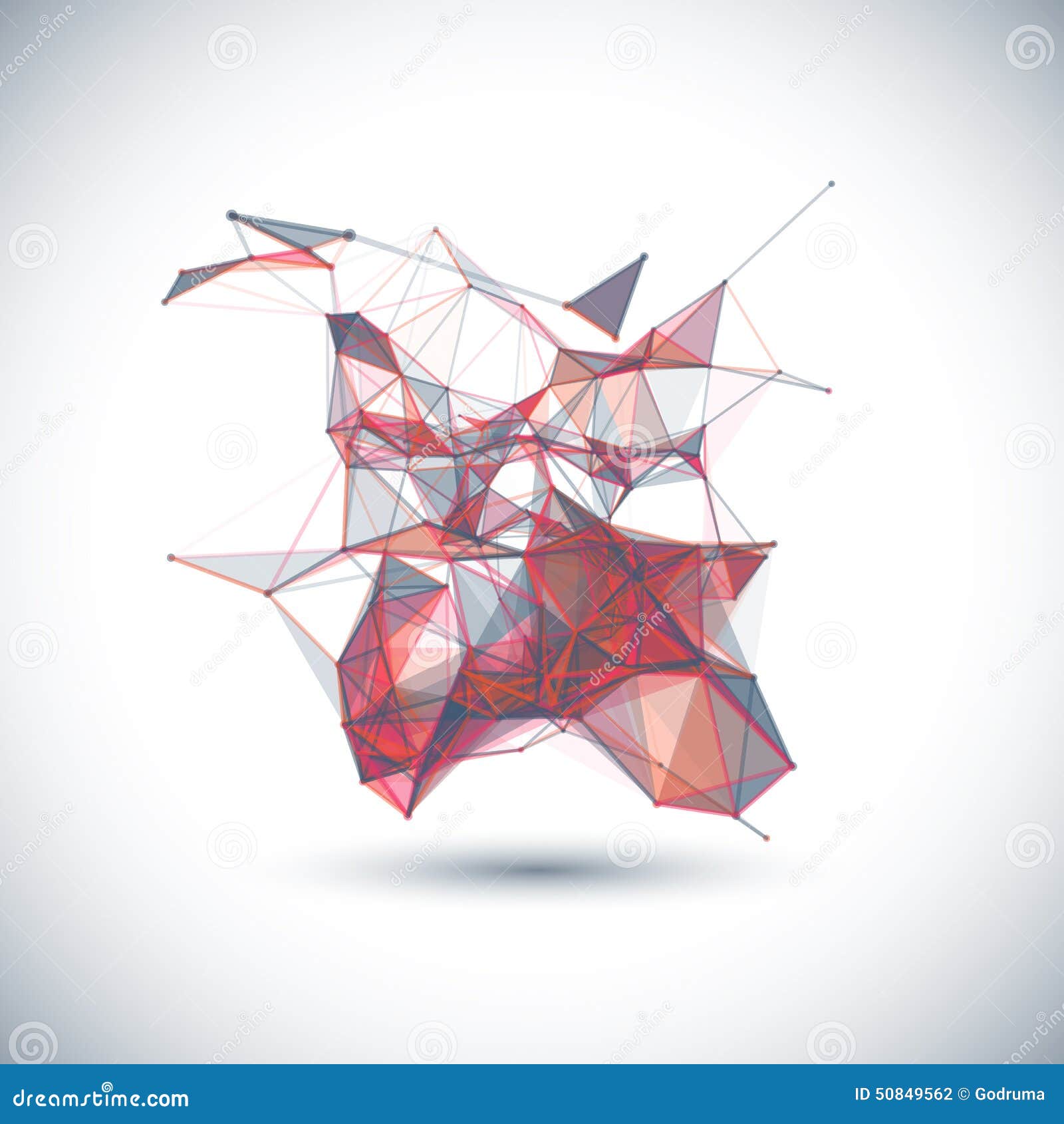 Abstract Low Poly Geometric Colorful Bright Stock Vector - Illustration ...