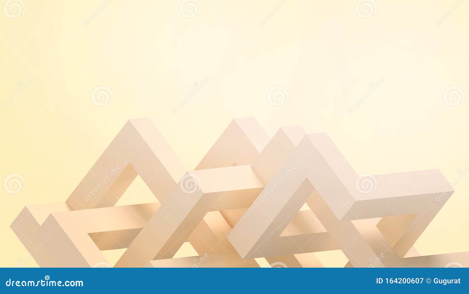 Abstract Low-poly Geometric Technology Cube Concept Illusion Structure ...