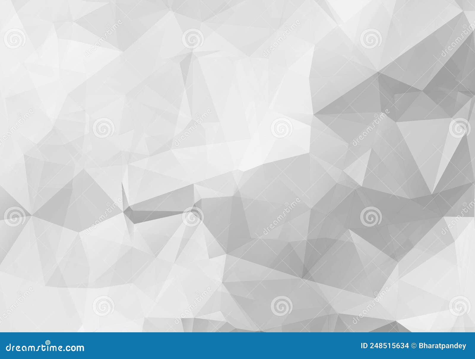 Abstract Low Poly Gray Triangle Shapes Background Stock Vector ...
