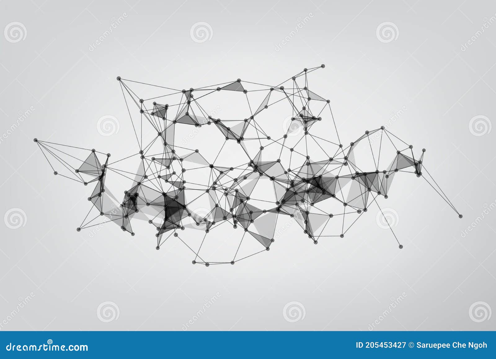 Abstract Low Poly Lines Mesh White. Background Technology Connecting ...