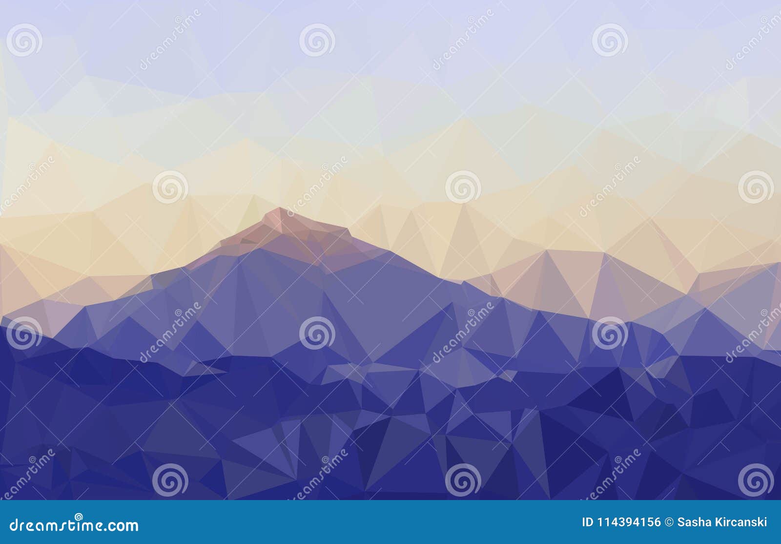 Abstract Mountains Logo Template. Triangle Mountain Peak Vector Design ...