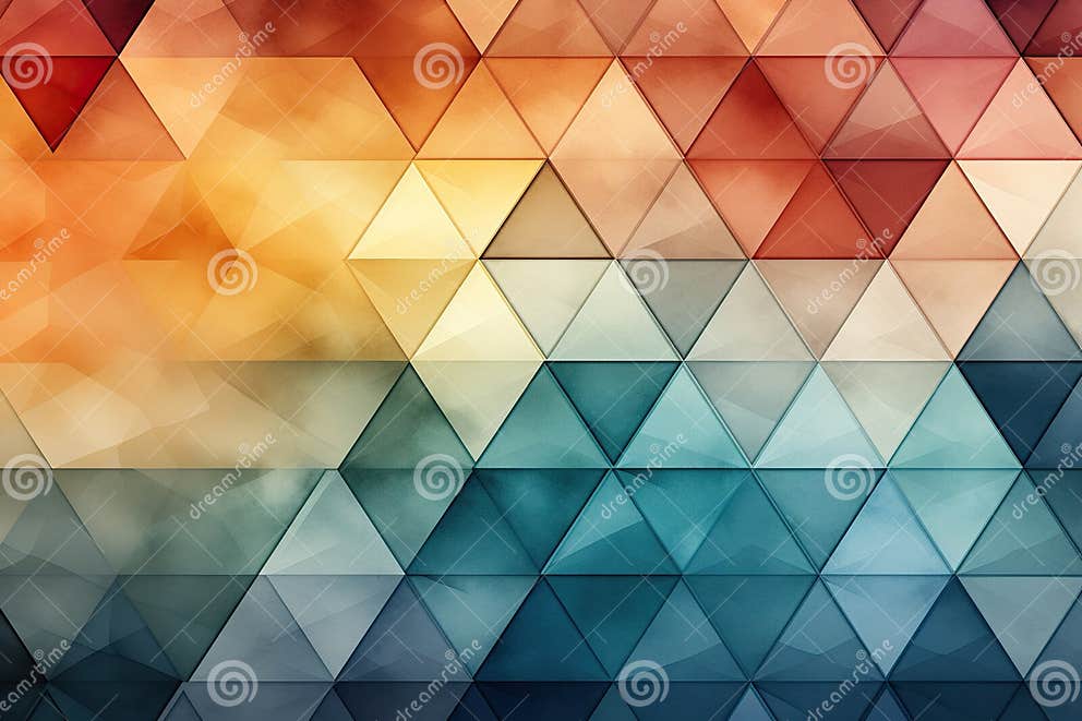 Abstract Low-Poly Triangular Background. Design Templates. Vector ...