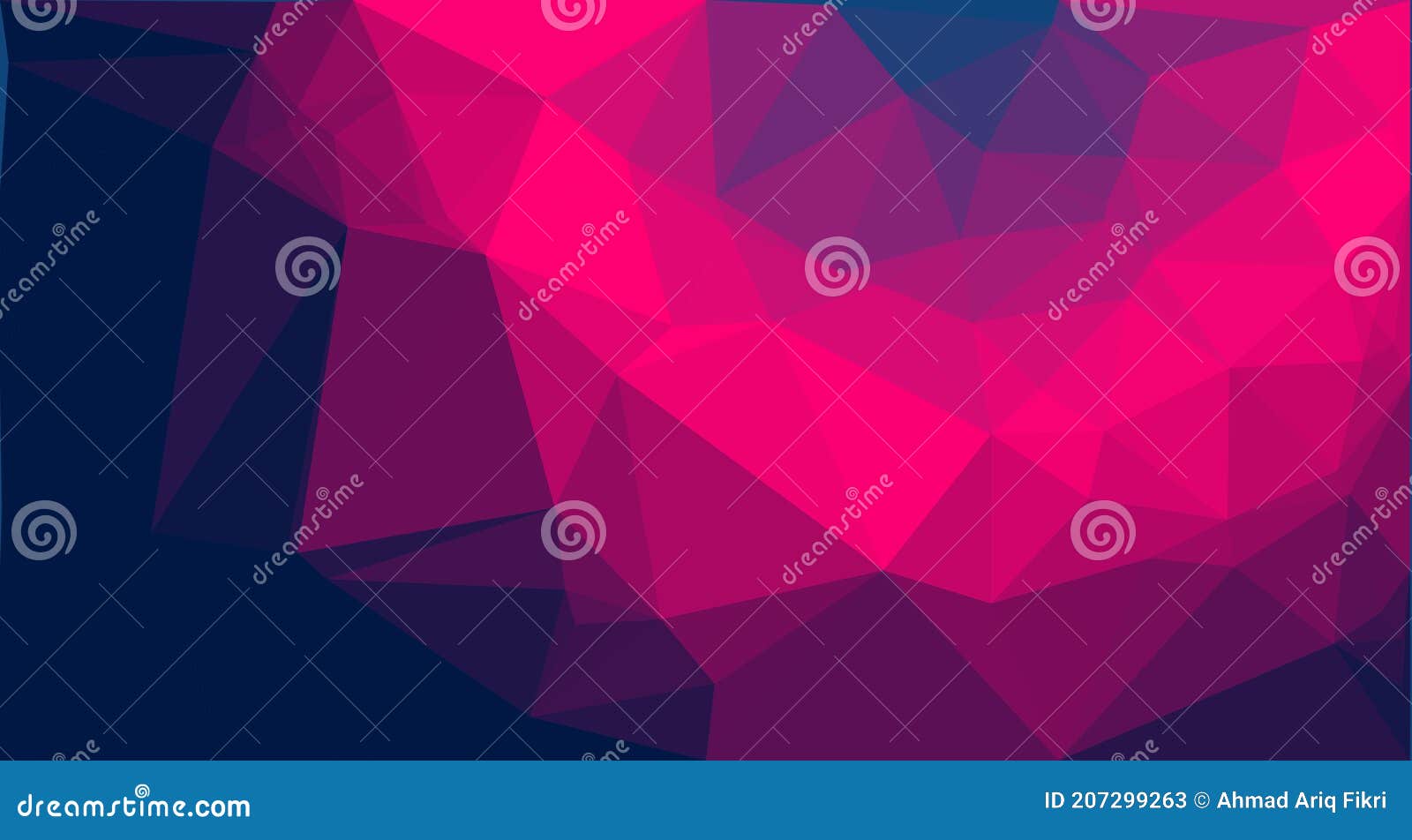 Abstract Low Polygon Gradient Background Illustration. Low Poly Banner ...