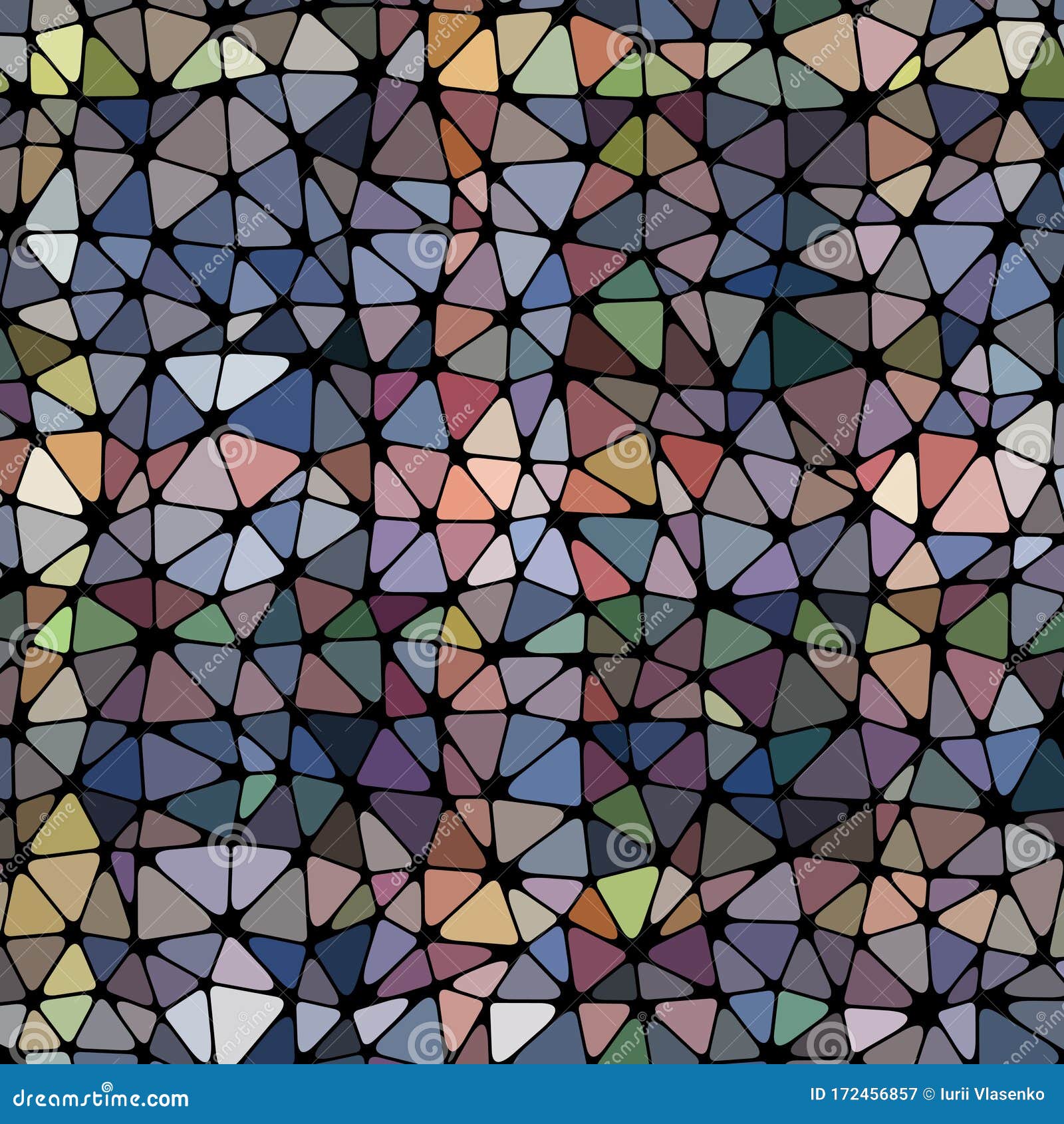 Abstract Low Polygon Gradient Generative Art Background Illustration ...