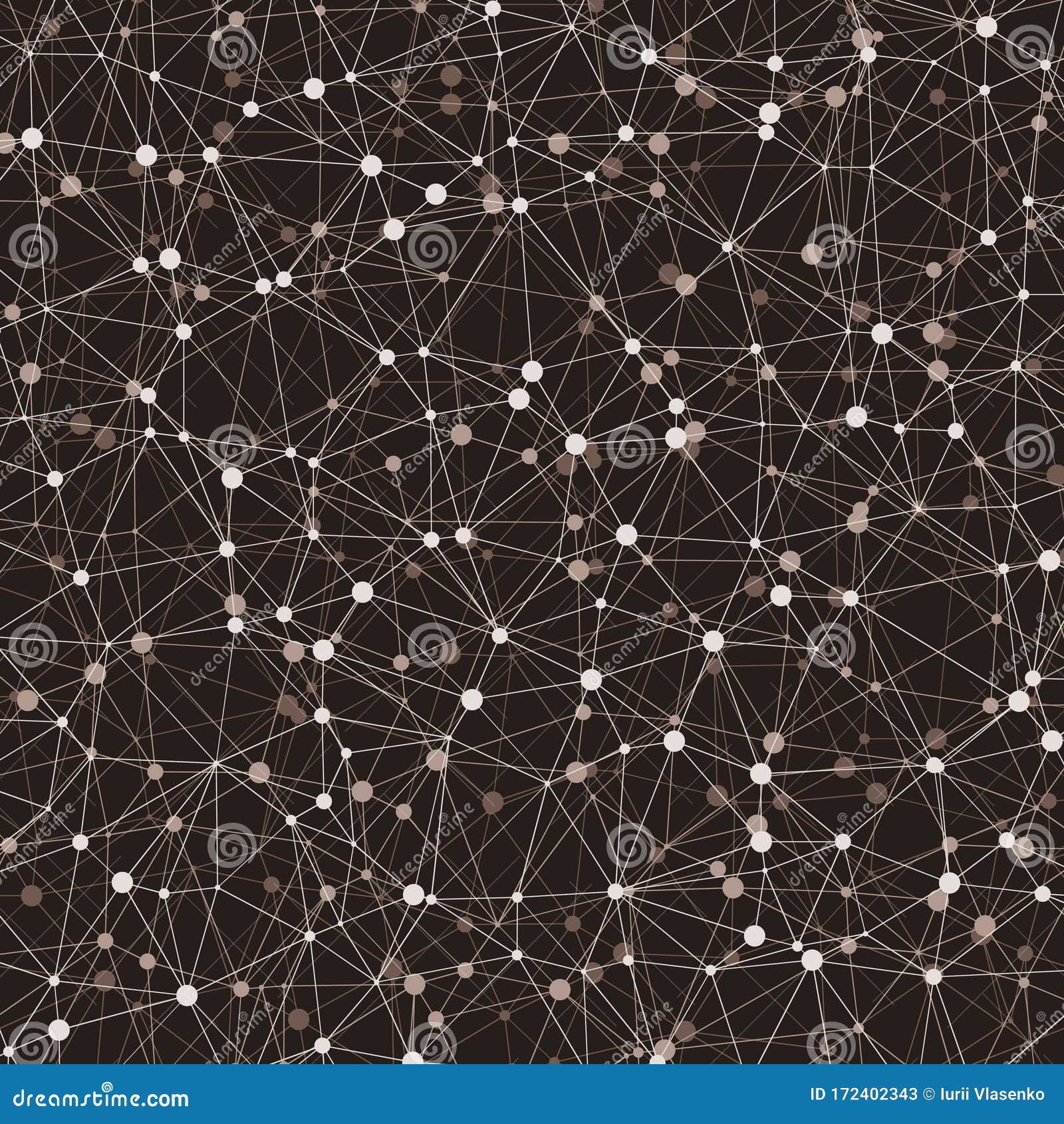 Abstract Low Polygon Mesh Generative Art Background Illustration Stock ...