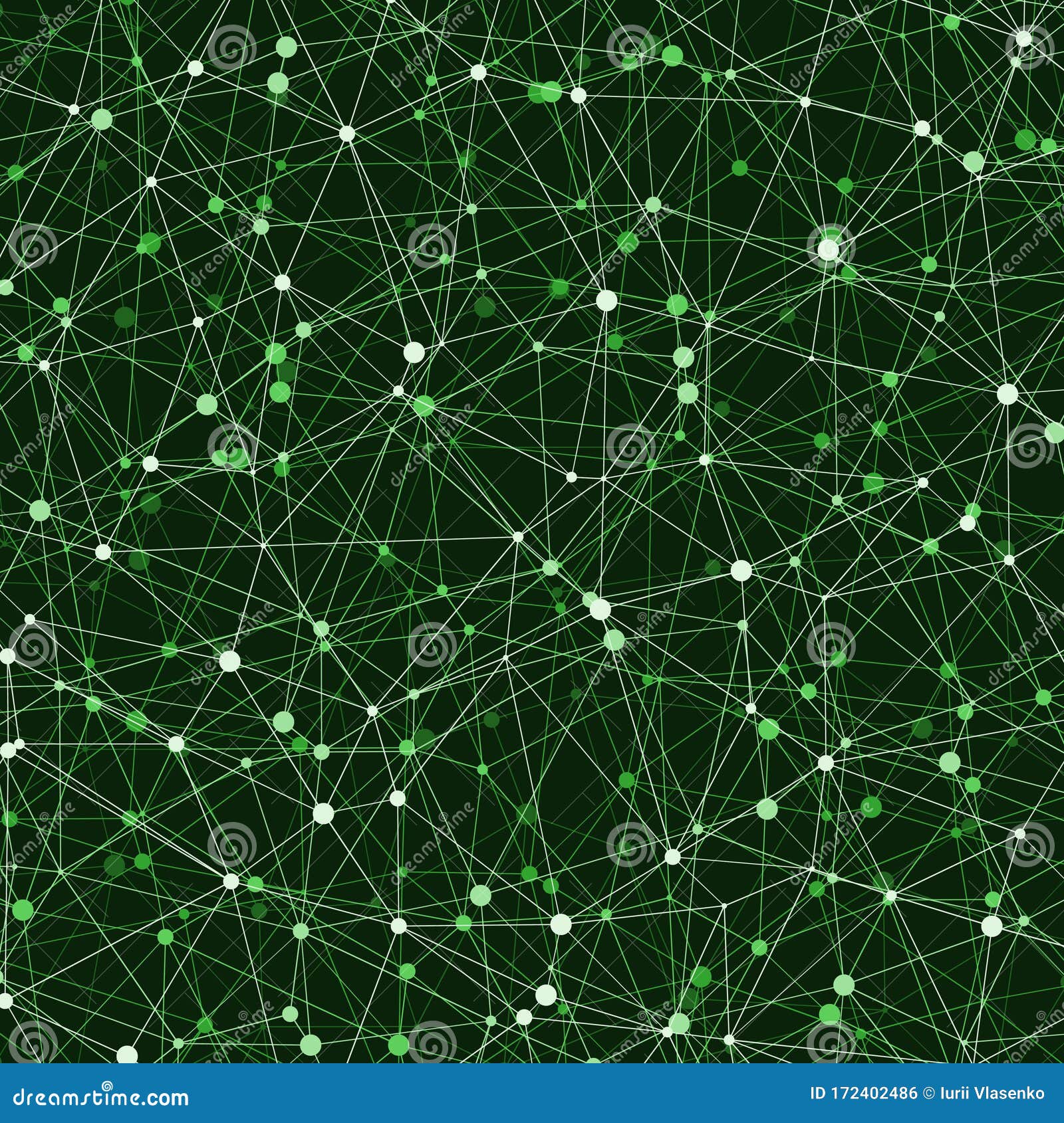 Abstract Low Polygon Mesh Generative Art Background Illustration Stock ...