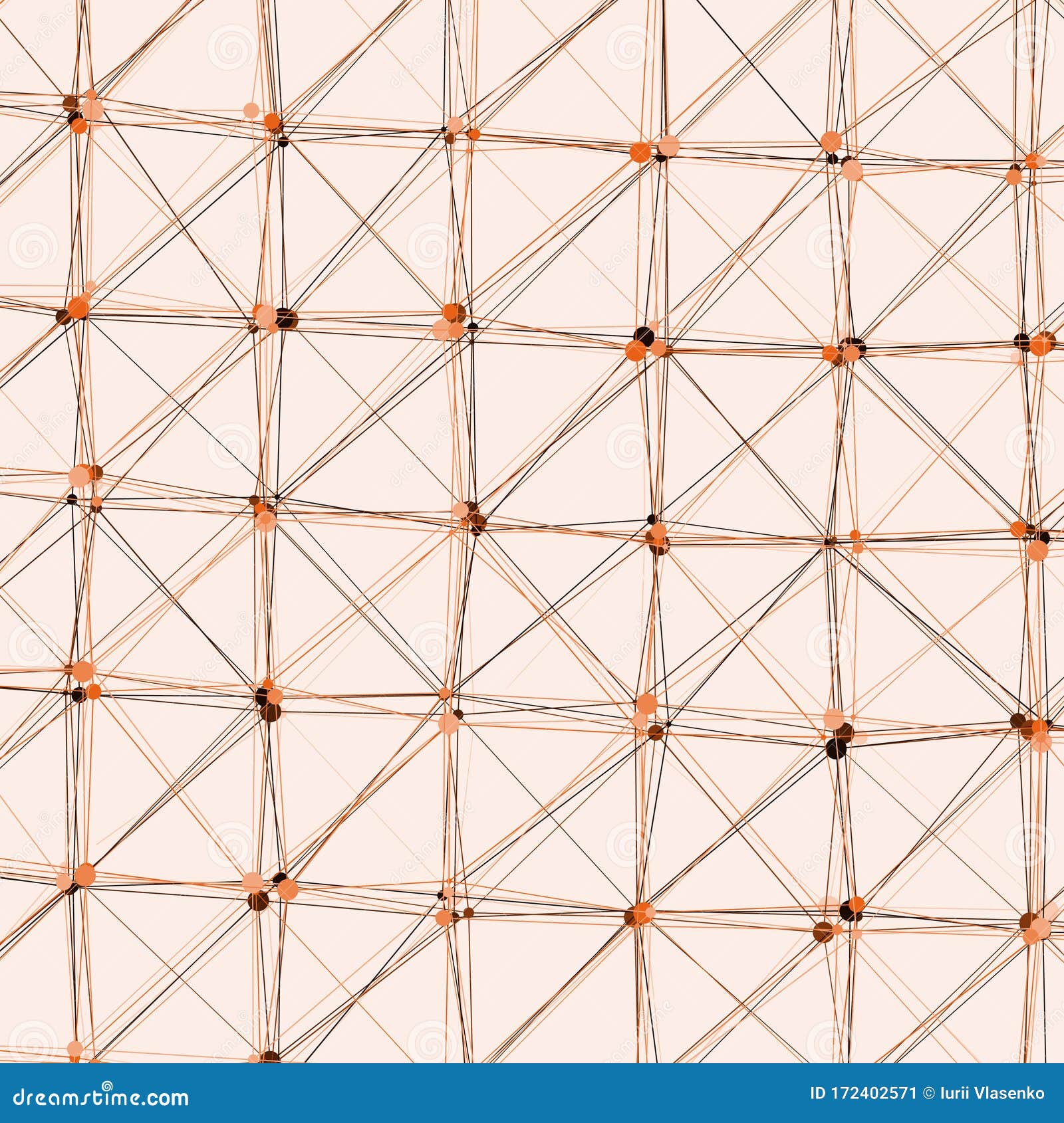 Abstract Low Polygon Mesh Generative Art Background Illustration Stock ...