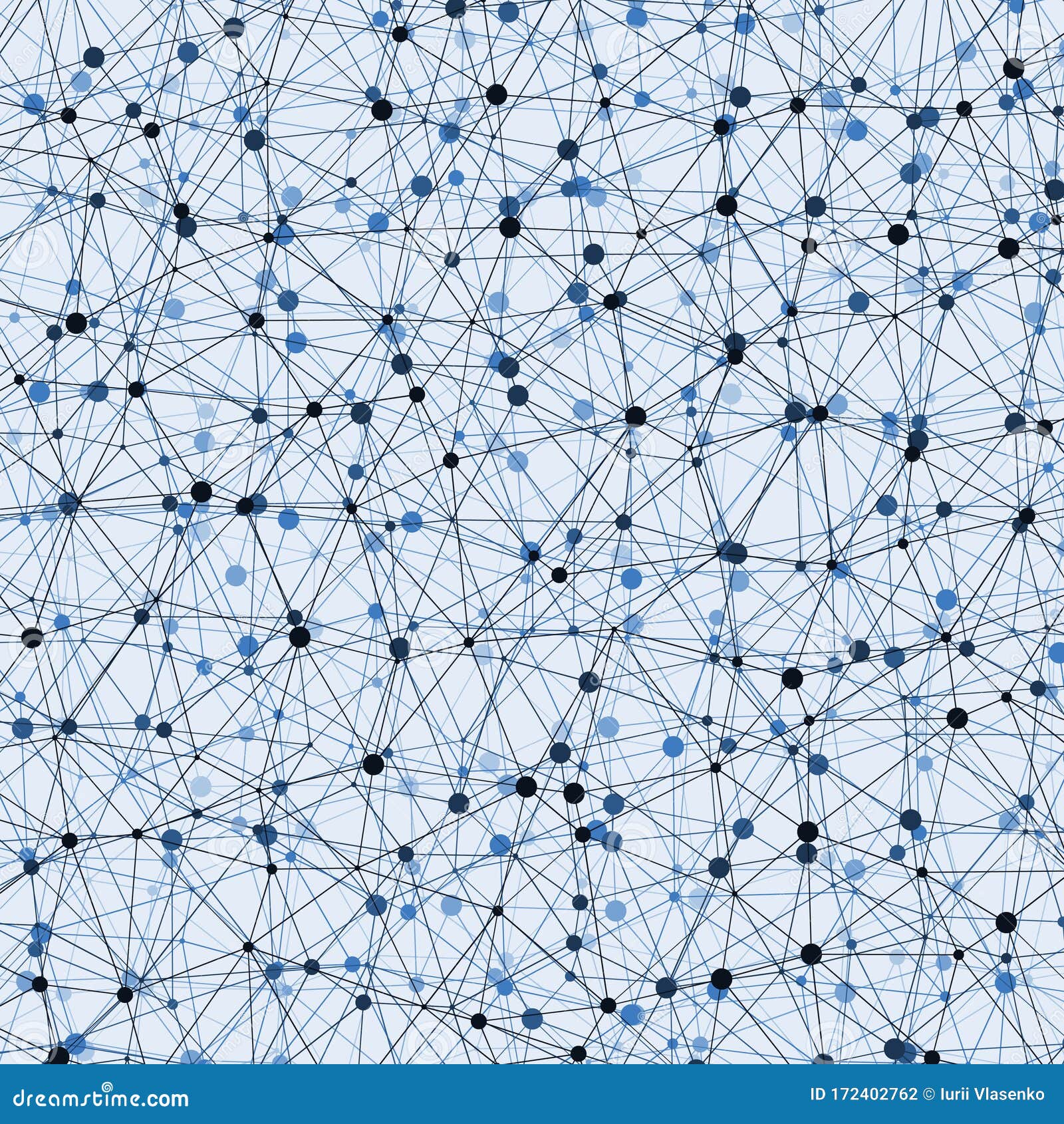 Abstract Low Polygon Mesh Generative Art Background Illustration Stock ...