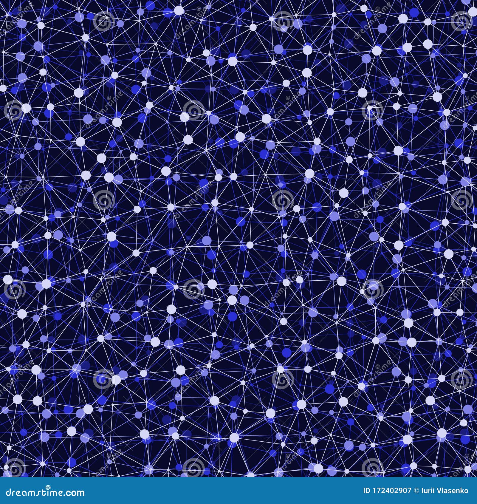 Abstract Low Polygon Mesh Generative Art Background Illustration Stock ...