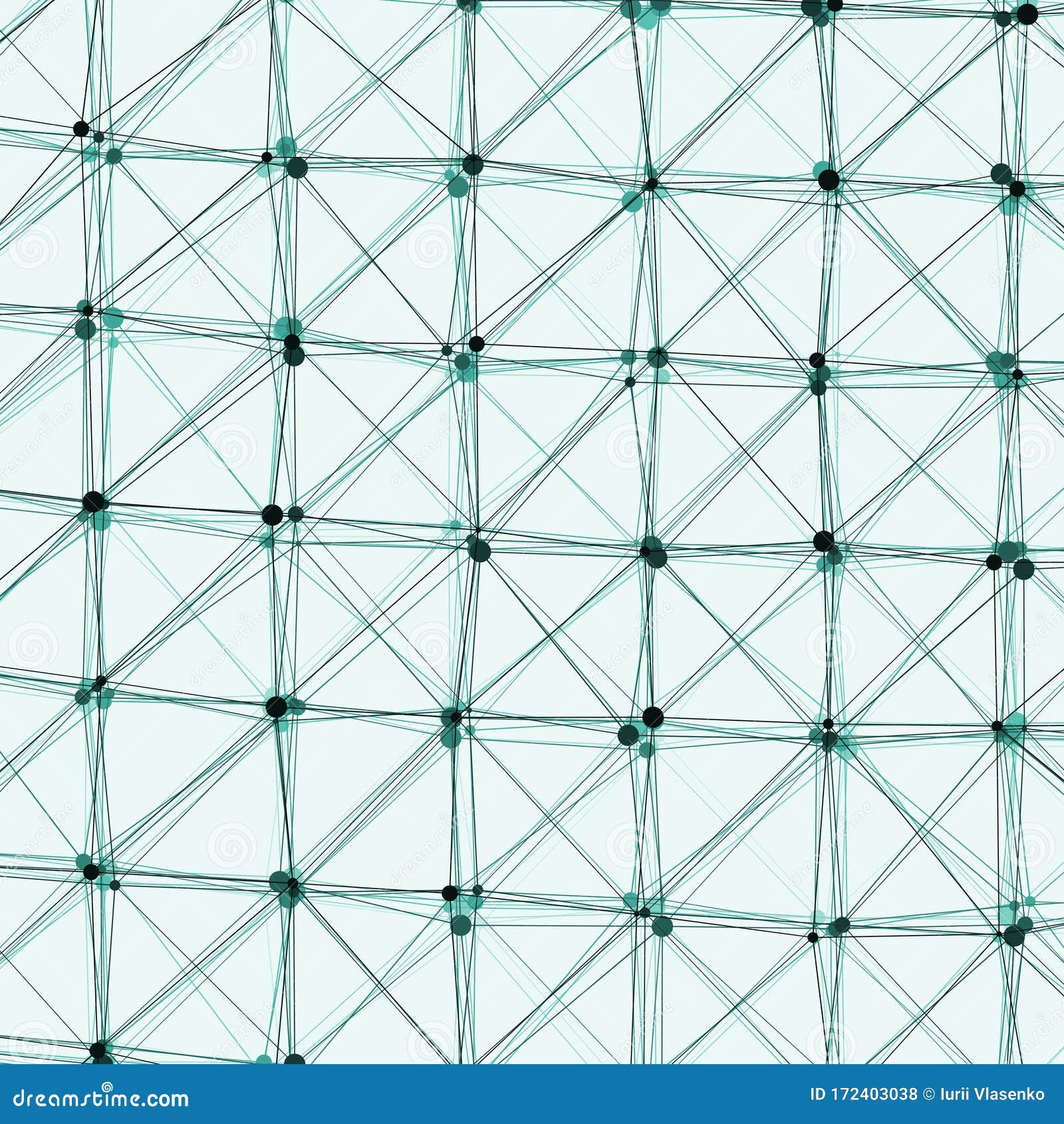 Abstract Low Polygon Mesh Generative Art Background Illustration Stock ...