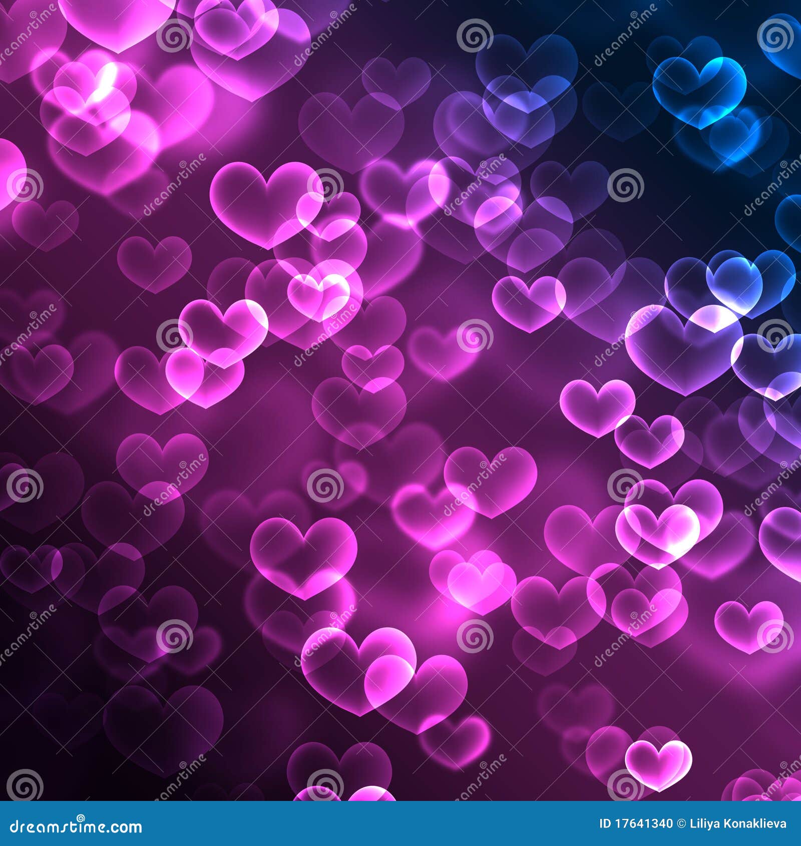 Abstract luminous heart stock illustration. Illustration of luxury ...