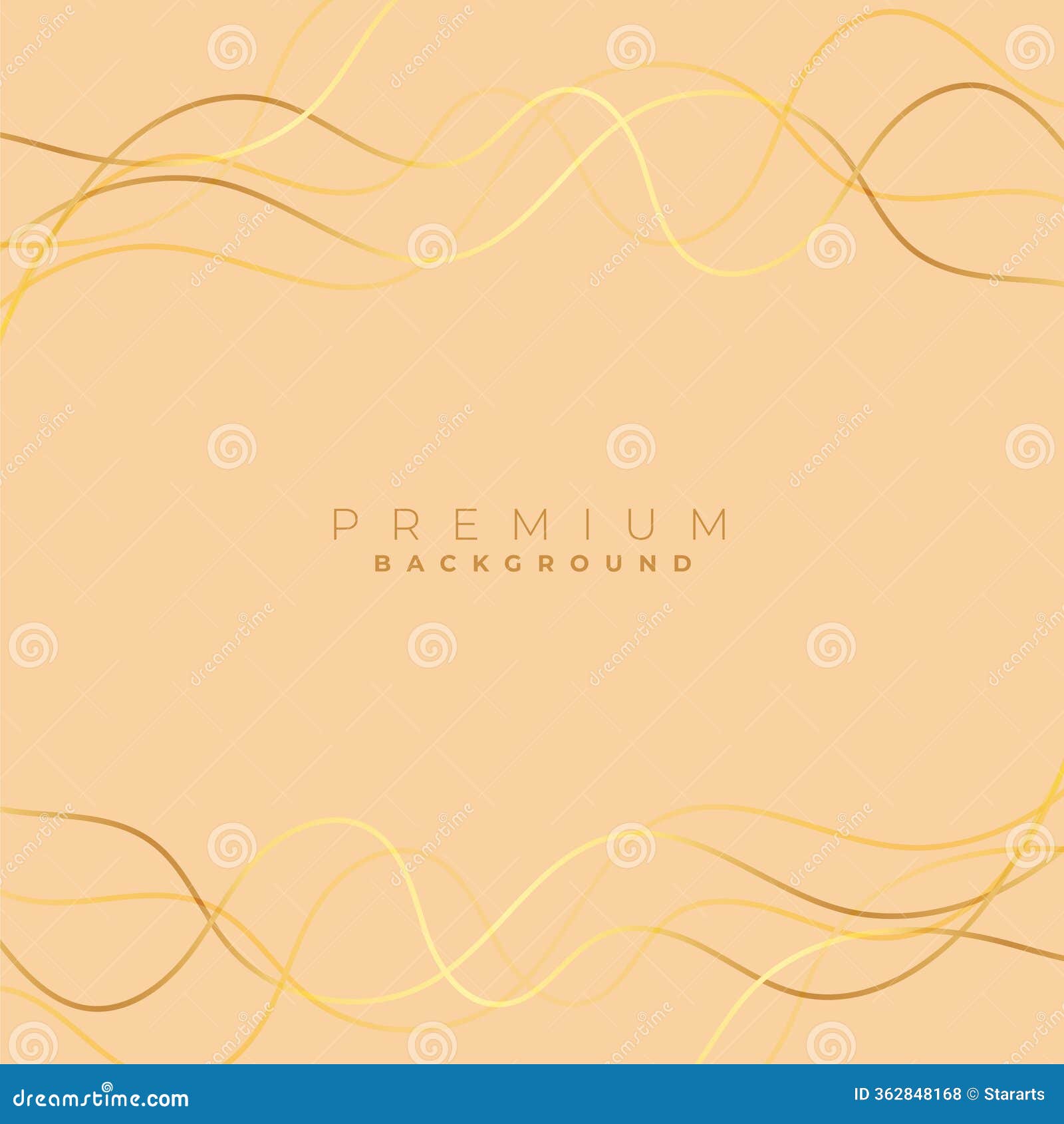 Abstract and Luxurious Golden Outline Lovely Background Stock ...