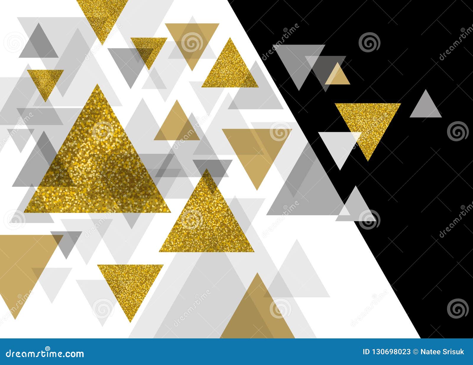 Abstract Luxury Background Design of Triangle Stock Vector ...