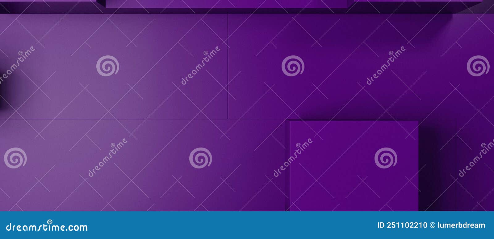 Abstract Luxury 3D Blocks Cubes Modern Deep Violet Banner Background 3D ...