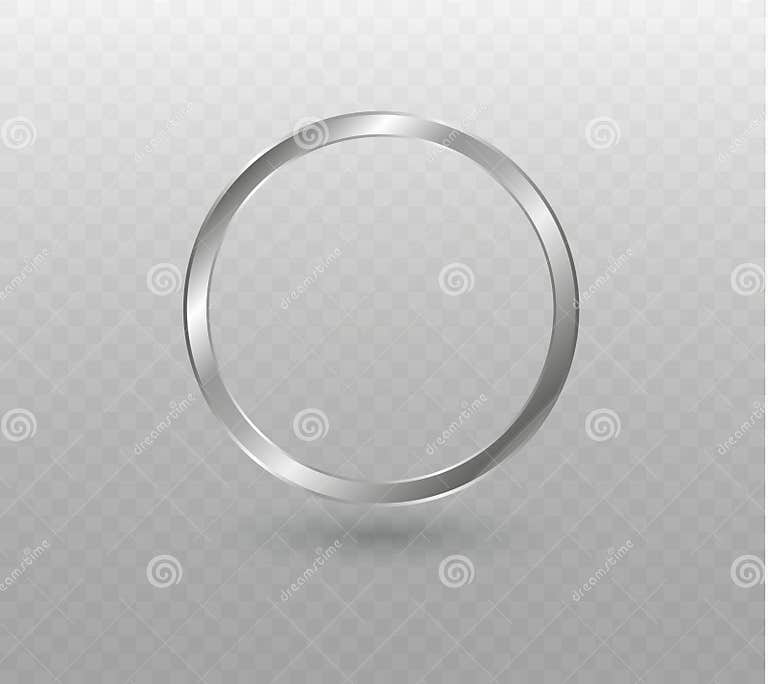 Abstract Luxury Golden Ring. Vector Light Circles and Spark Light ...