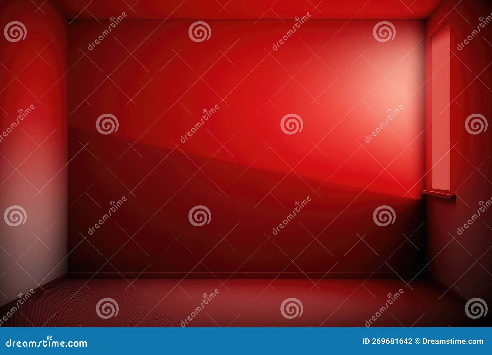 Abstract Luxury Red Gradient Wall and Empty Studio Room Background ...