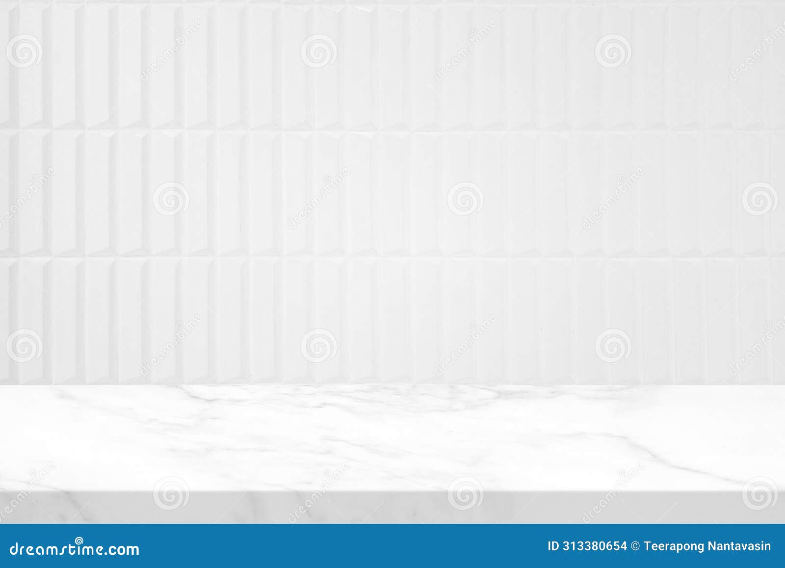 Abstract Luxury White Marble Table with Kitchen Wall Tiles Texture ...