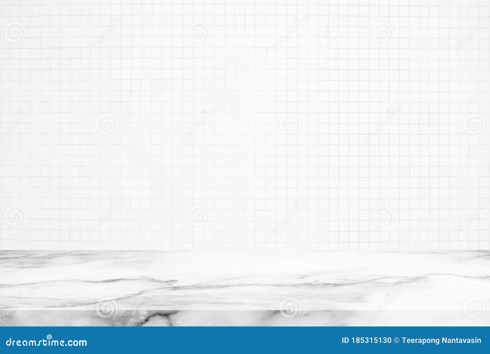 Abstract Luxury White Marble Table with Kitchen Wall Tiles Texture ...