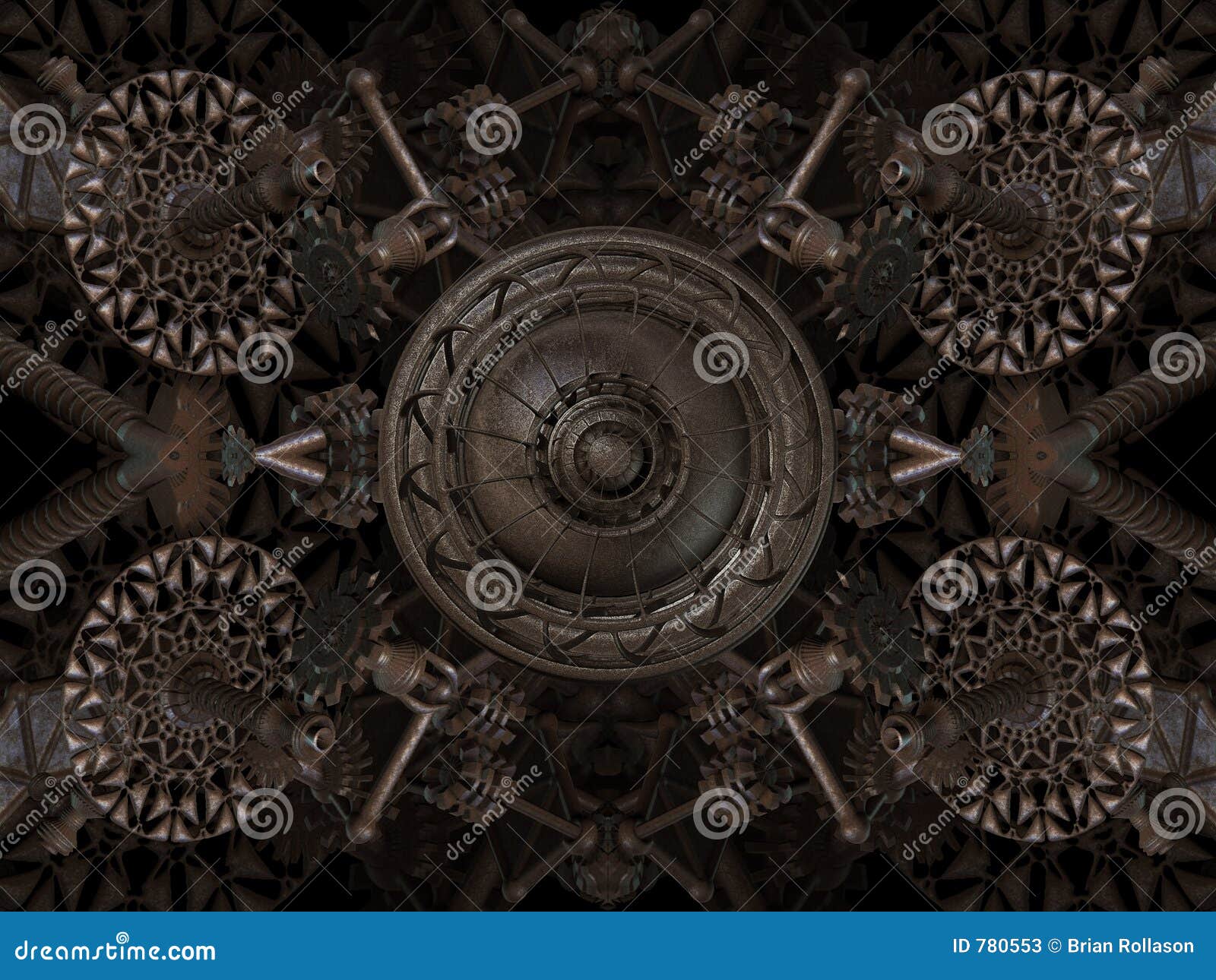 Abstract Machine Concept stock illustration. Illustration of gears - 780553