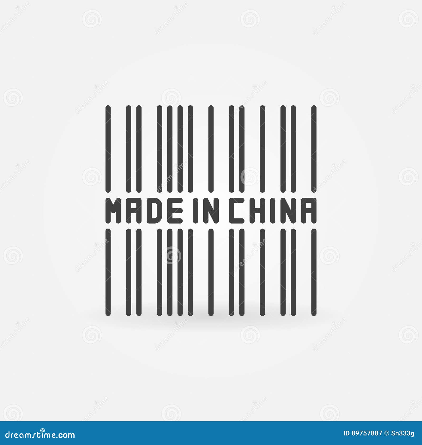 Abstract Made in China Icon Stock Vector - Illustration of elegance ...