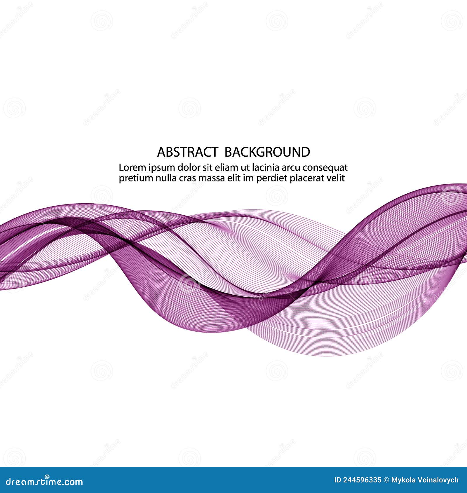 Abstract Magenta Wave Background Design, Movement of Magenta Wave Lines ...