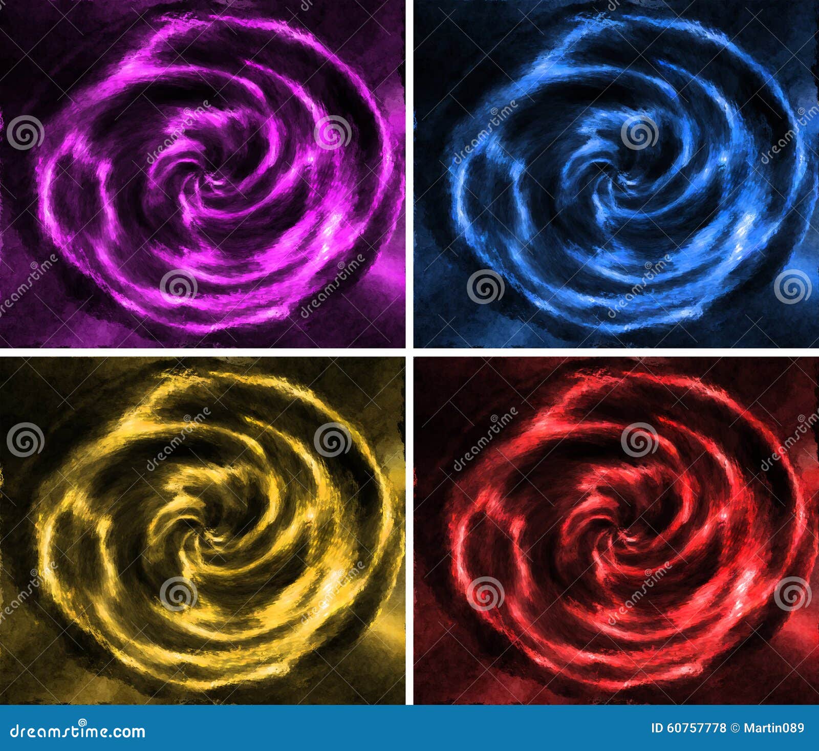 Abstract Magic Background Set Stock Illustration - Illustration of ...