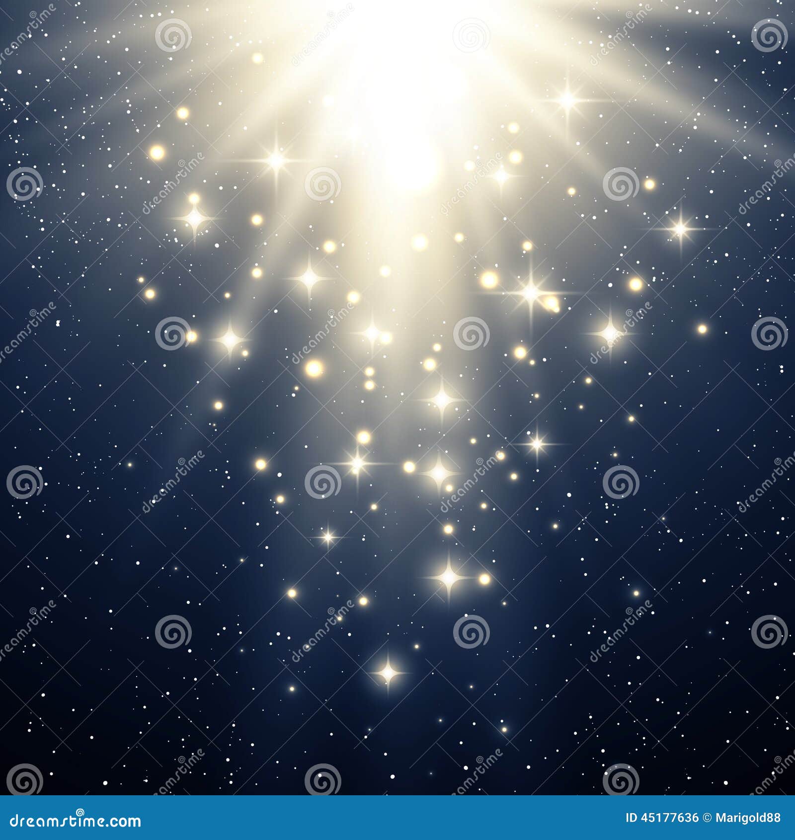 Abstract Magic Sun Flares And Light Rays Royalty-Free Stock Image ...