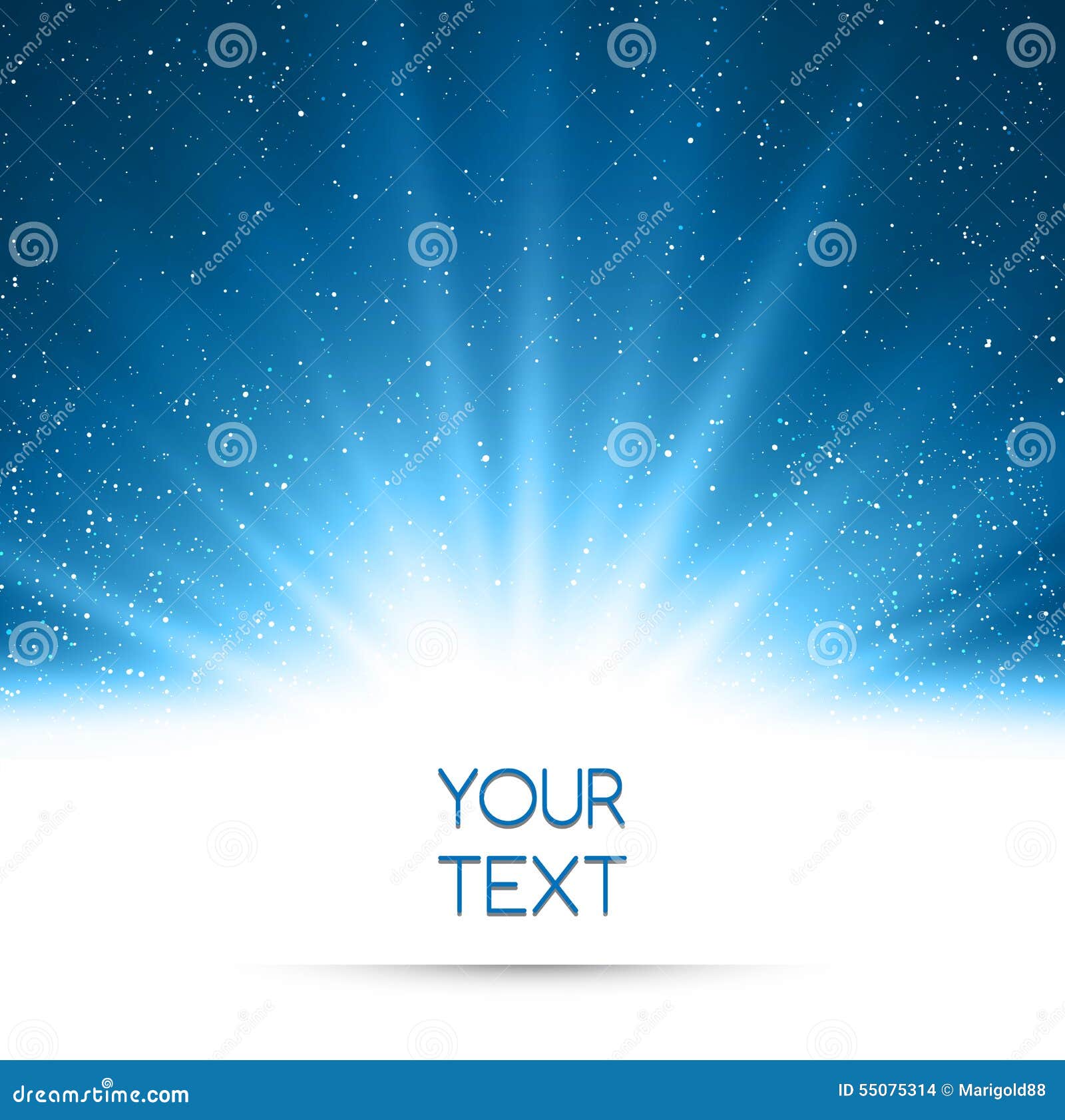 Abstract Magic Blue Light Background Stock Vector - Illustration of ...