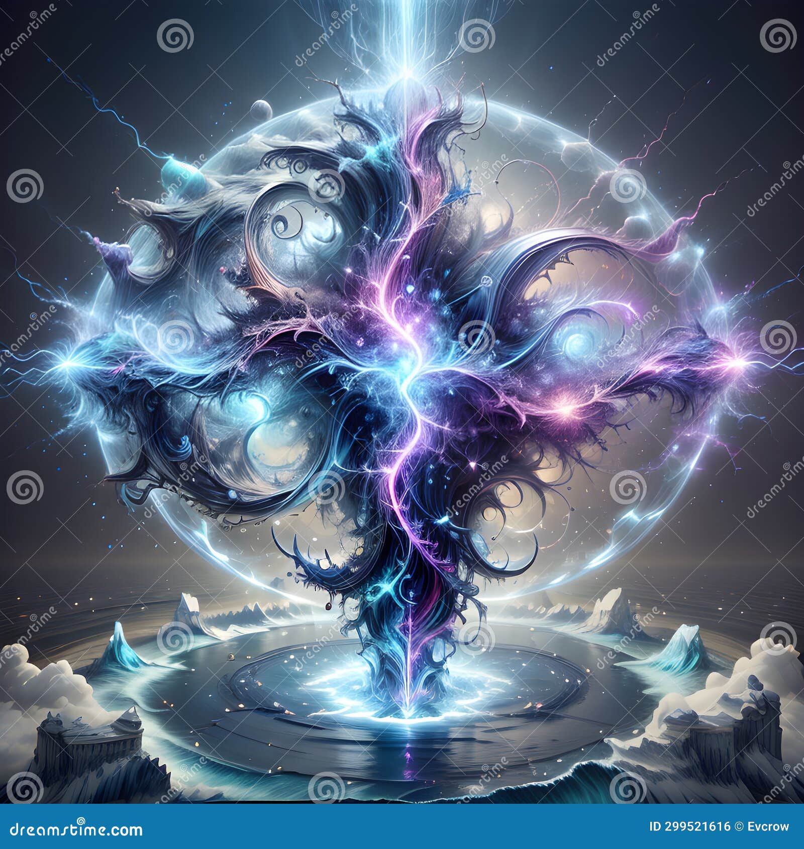 Abstract magic explosion stock photo. Image of spark - 299521616