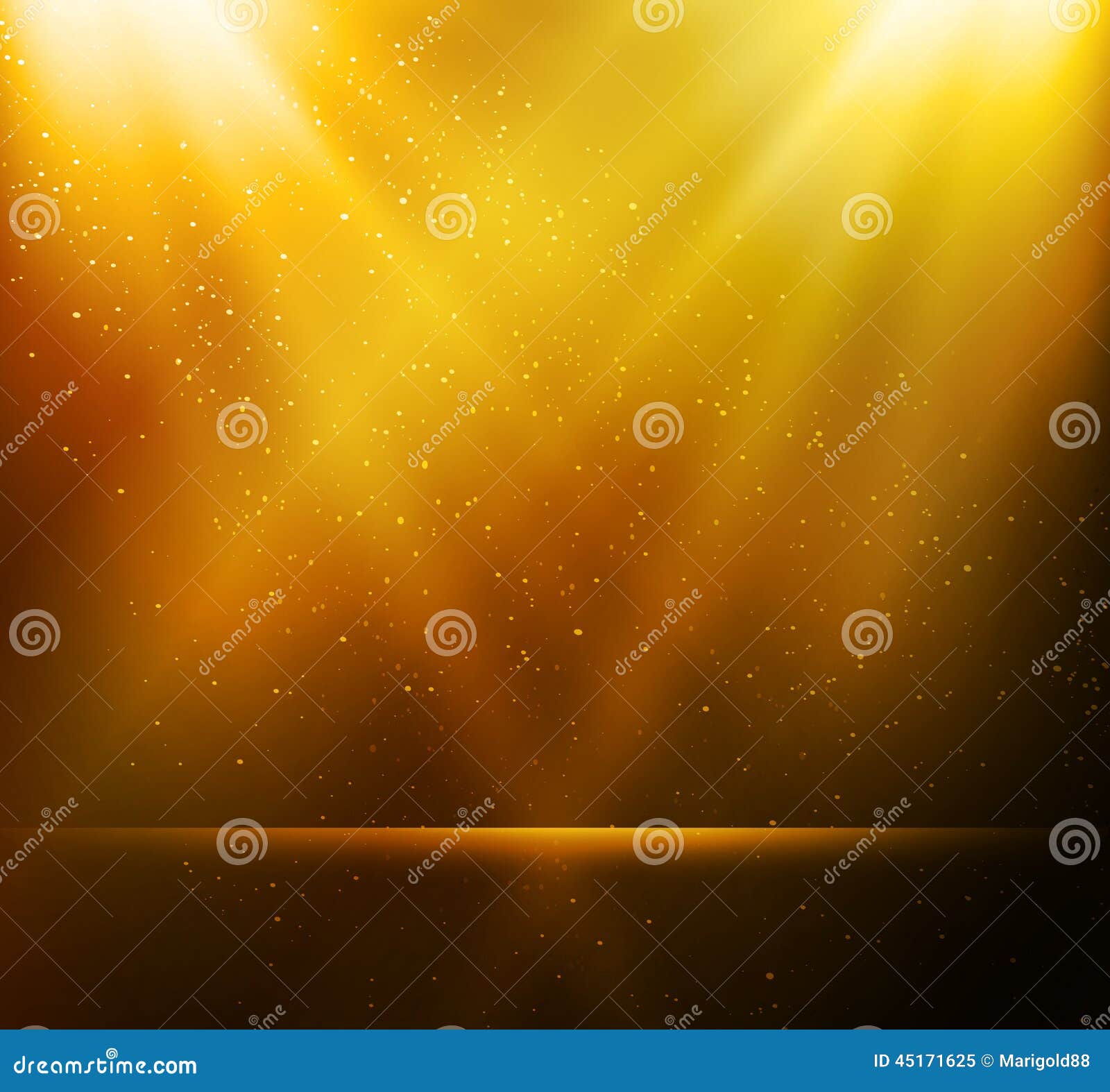 Abstract Magic Gold Light Background Stock Vector - Illustration of ...